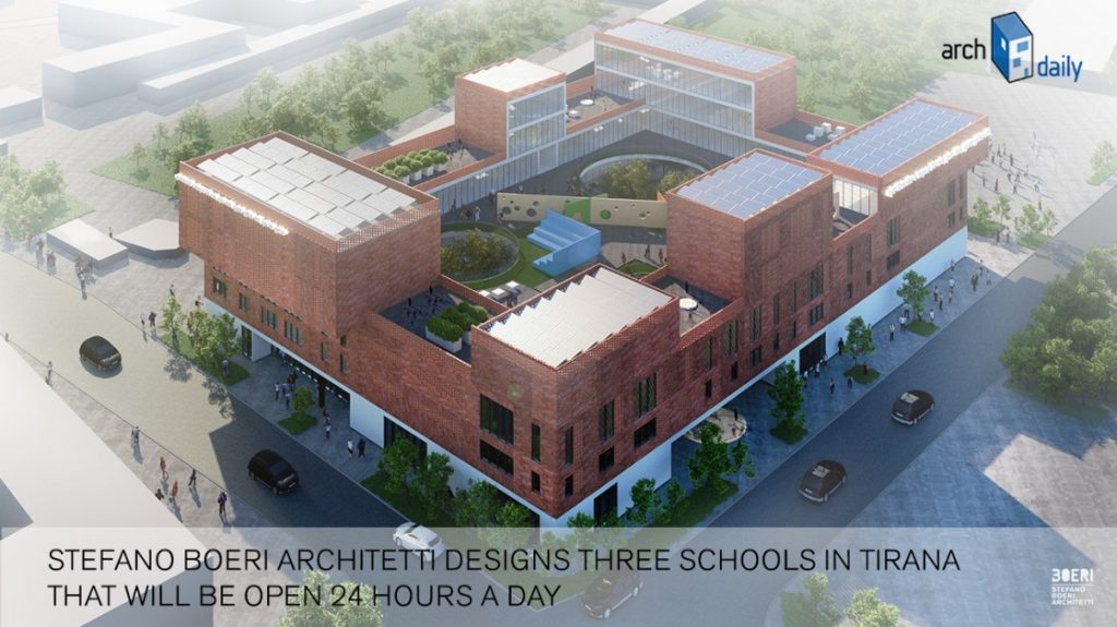 archdaily | schools open 24 hours a day | Stefano Boeri Architetti