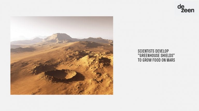 dezeen | living and farming on mars | Stefano Boeri Architetti