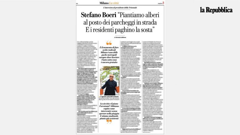 la repubblica milano | interview with stefano boeri | Stefano Boeri ...