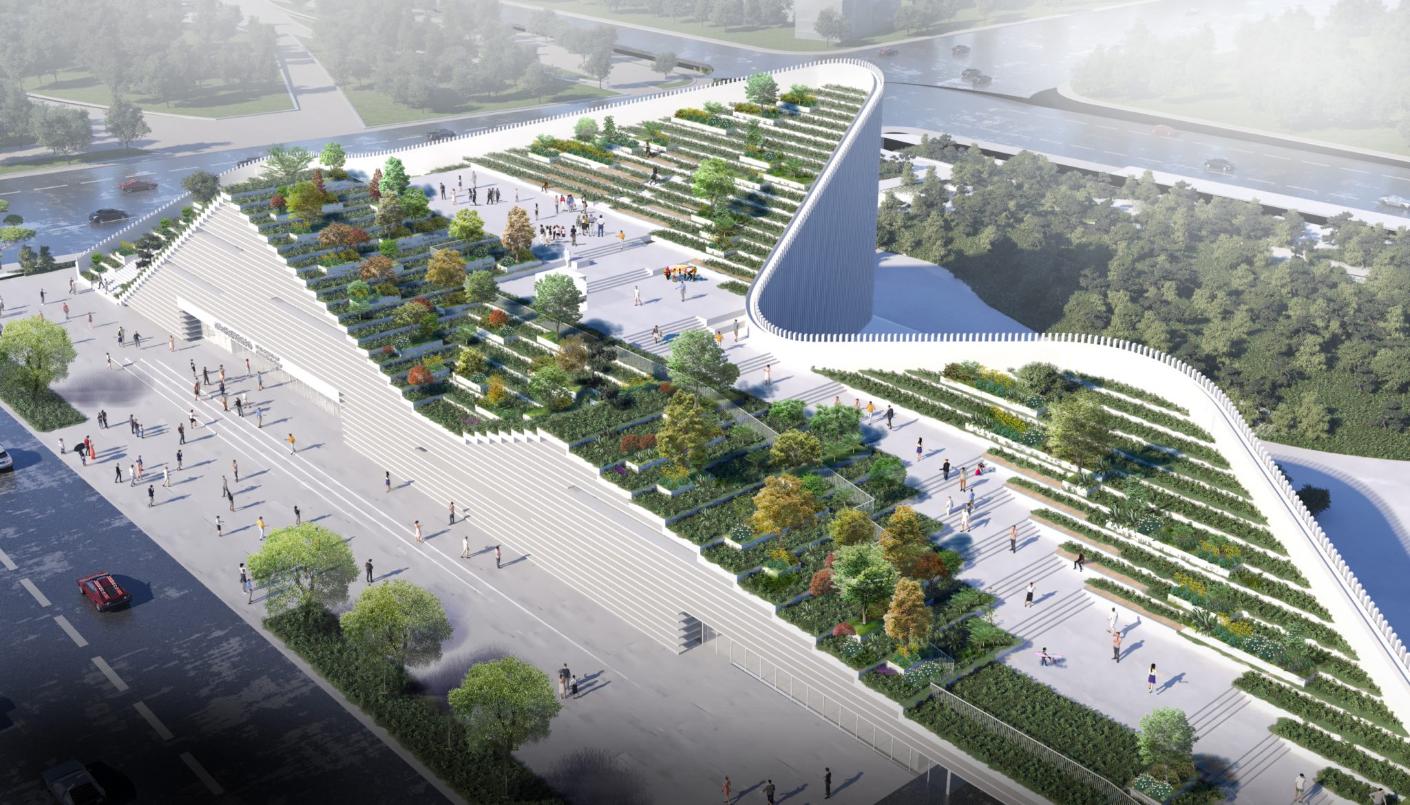 Technology Center | Xi'an | Stefano Boeri Architetti