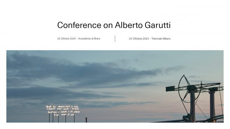 conference alberto garutti | stefano boeri | Stefano Boeri Architetti